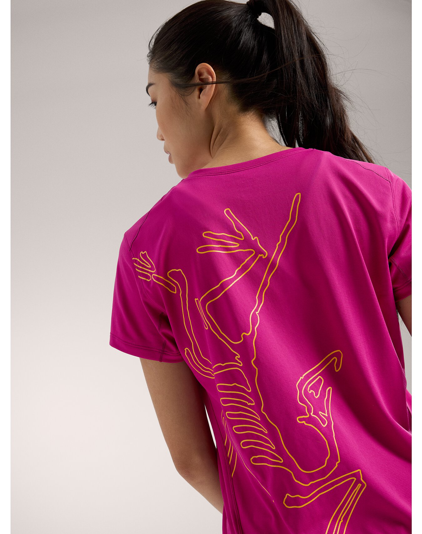 Arc’Teryx Taema Arc'bird Crew Neck Shirt Ss International Shipping